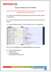 Setup Guides – Bromcom